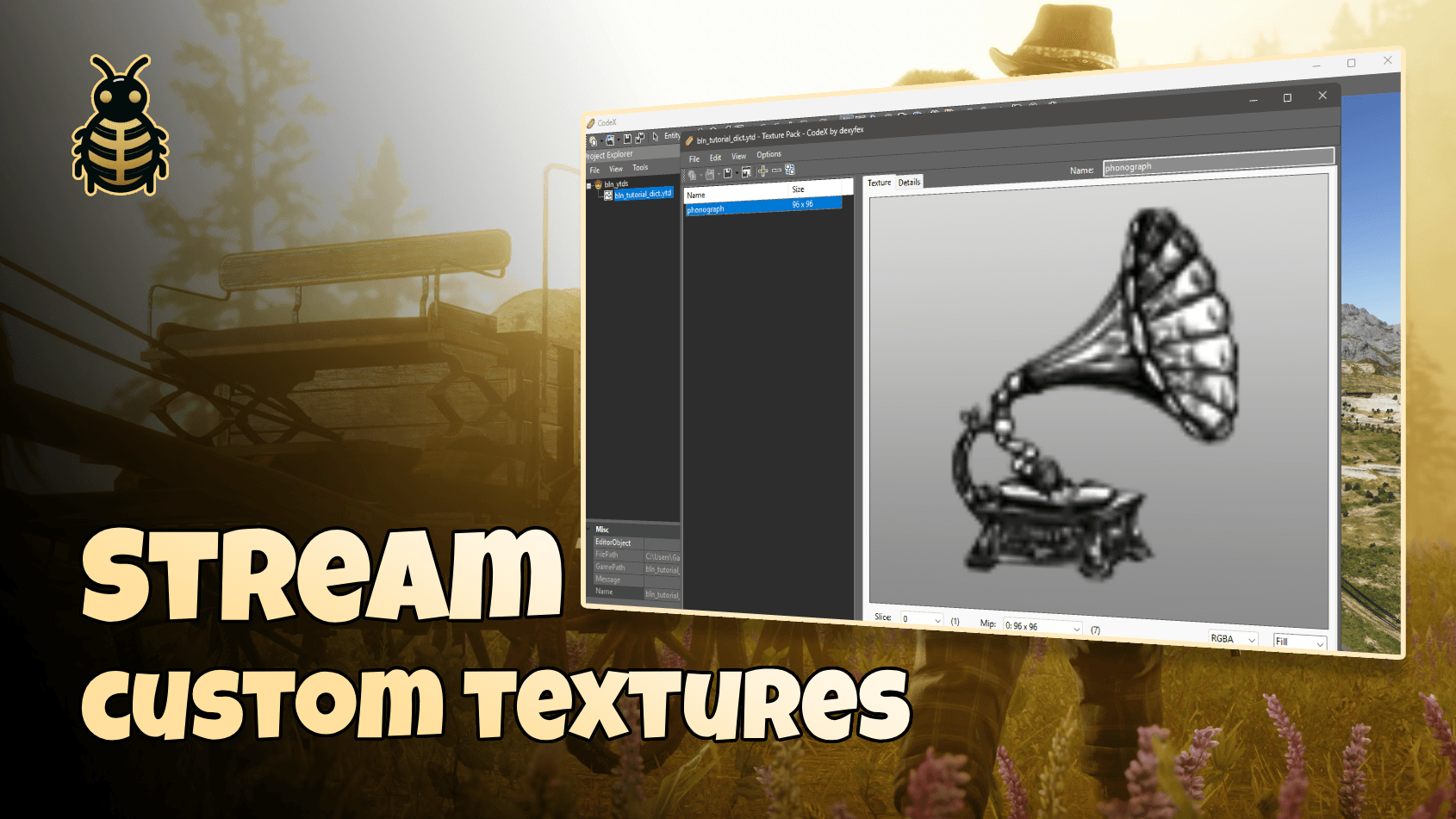 How to Stream Custom Textures for RedM with CodeX | RedM & FiveM Dev ...